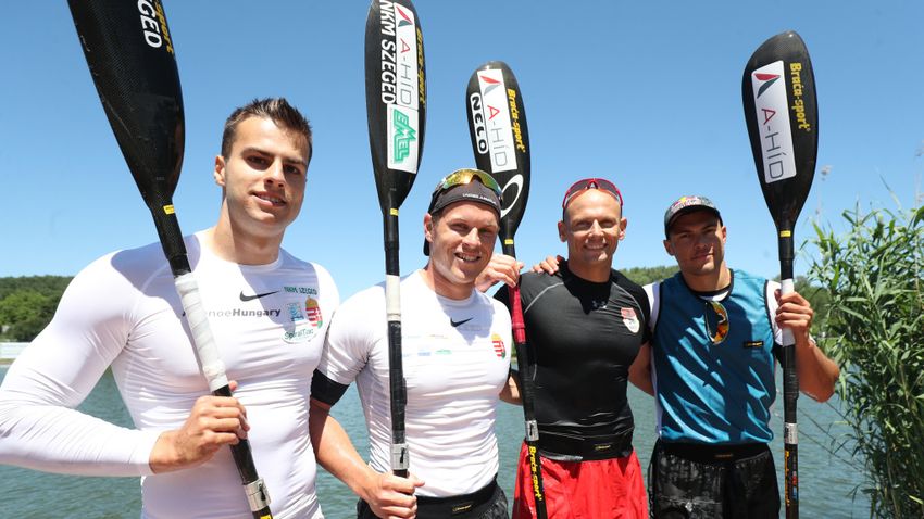 DELMAGYAR - Kuli István és Nádas Bence a K4 500 méteres egységben ...