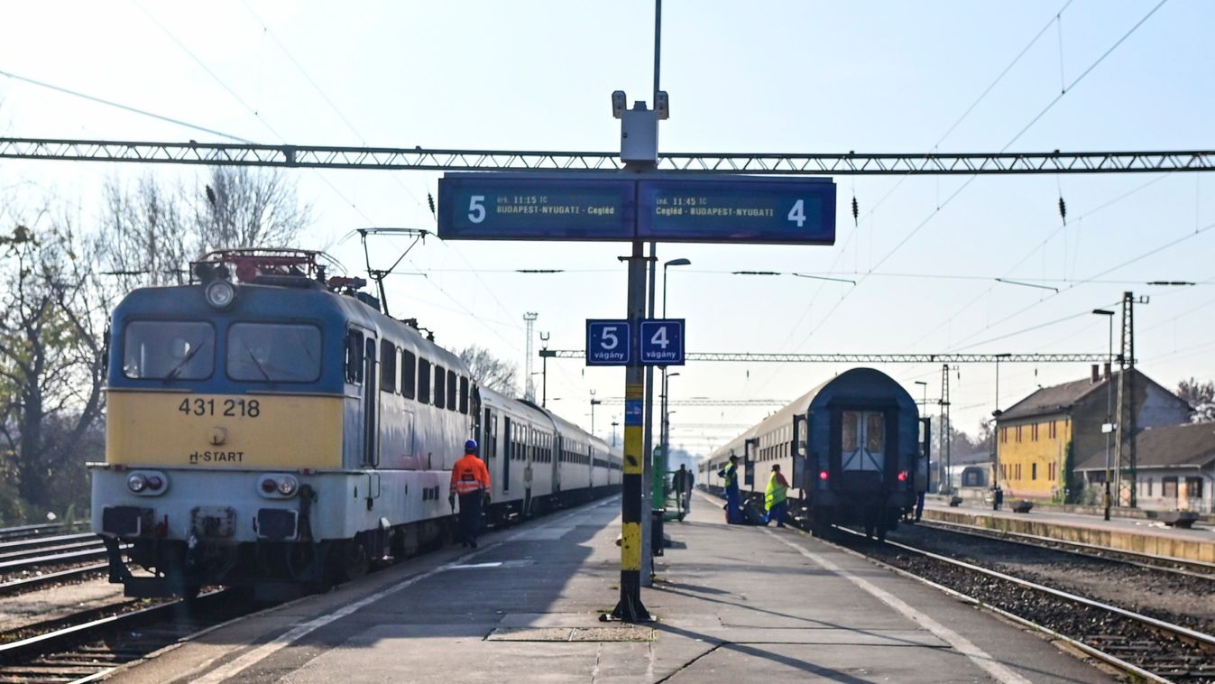 Kisiklott egy vonat a Nyugati pályaudvaron, több vonalon késésekre kell számítani