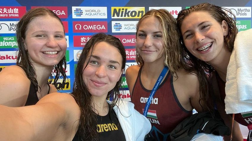 DELMAGYAR - Pádár Nikolett döntős a 4x200-as váltóval